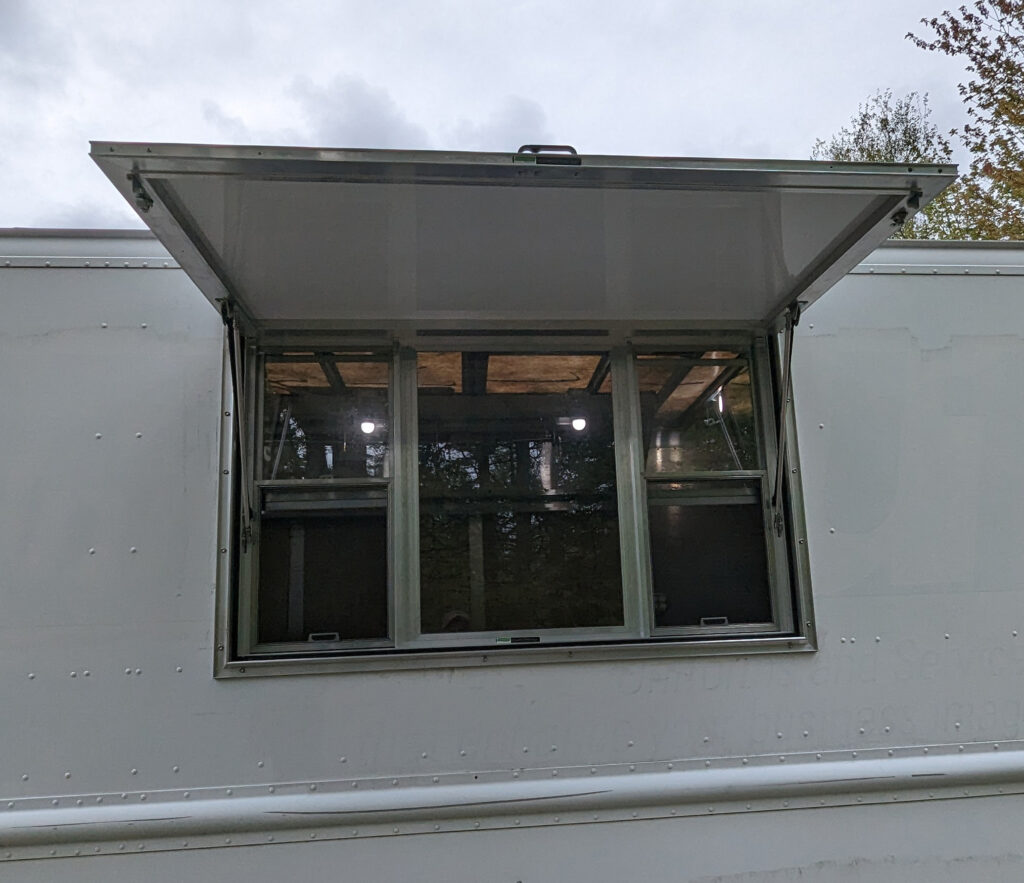 Concession Window Installed Today – Smoked Food Truck®